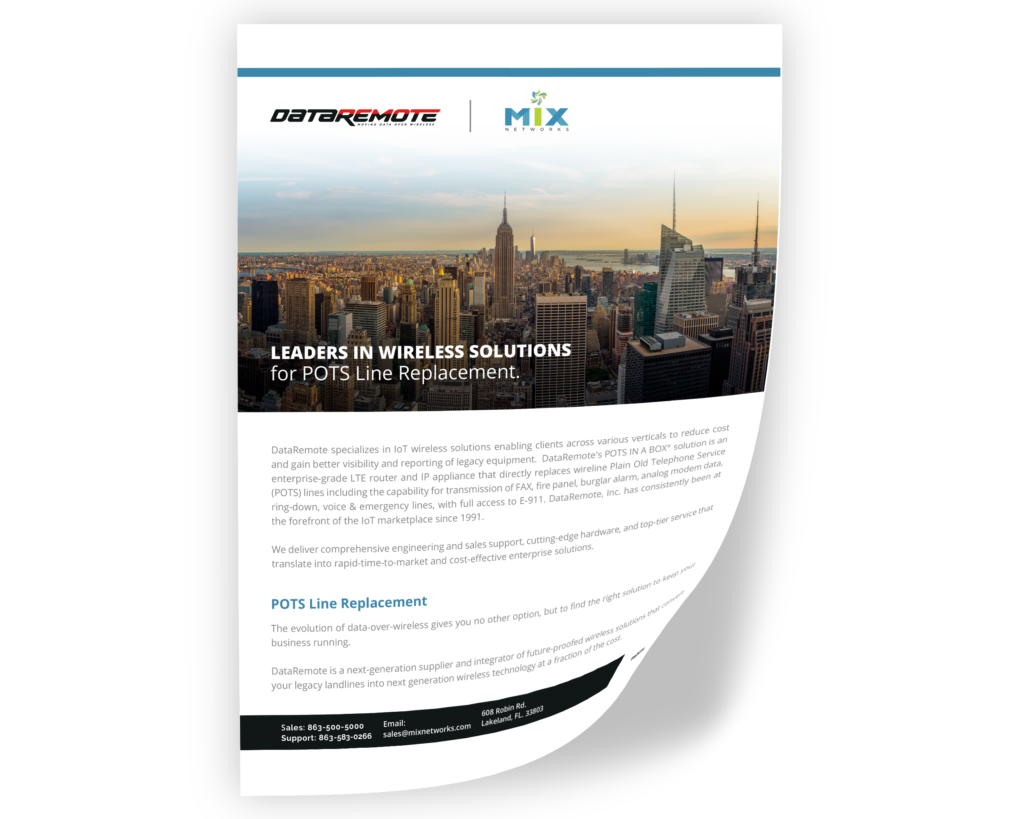 MIX Networks® - POTS Line Replacement